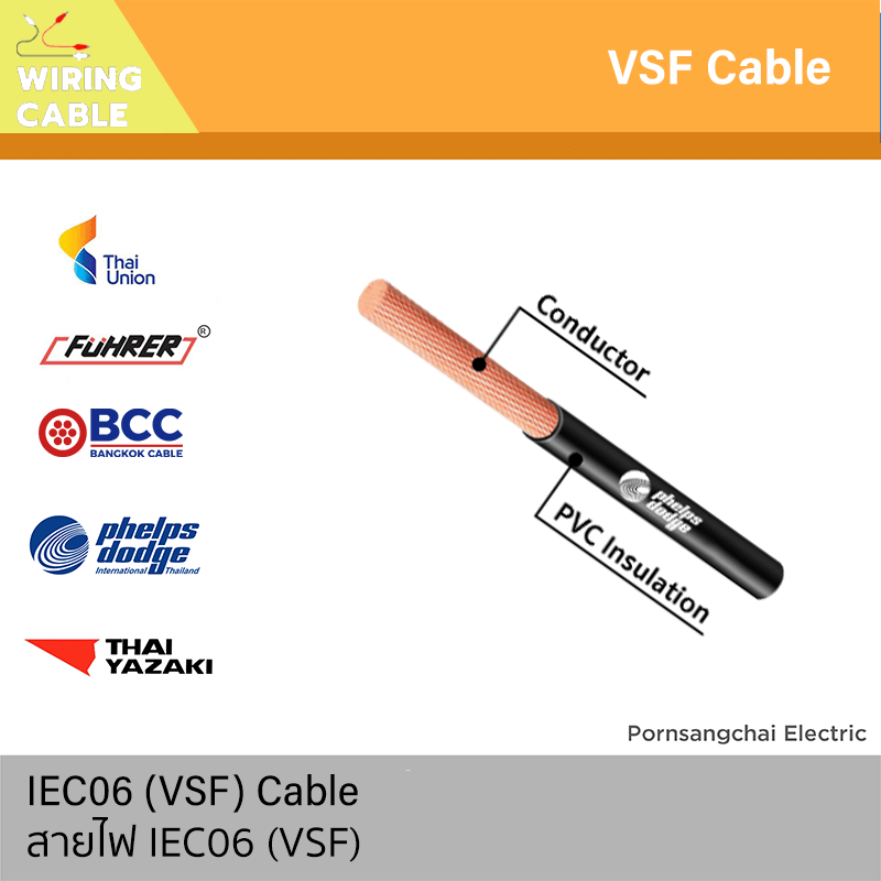 สายไฟ VSF | ร้านไฟฟ้า พรแสงชัย ขายอุปกรณ์ไฟฟ้า ราคาถูก เป็นมิตร ครบวงจร ...